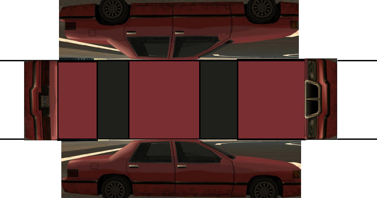 Papercraft do elegant do GTA San Andreas