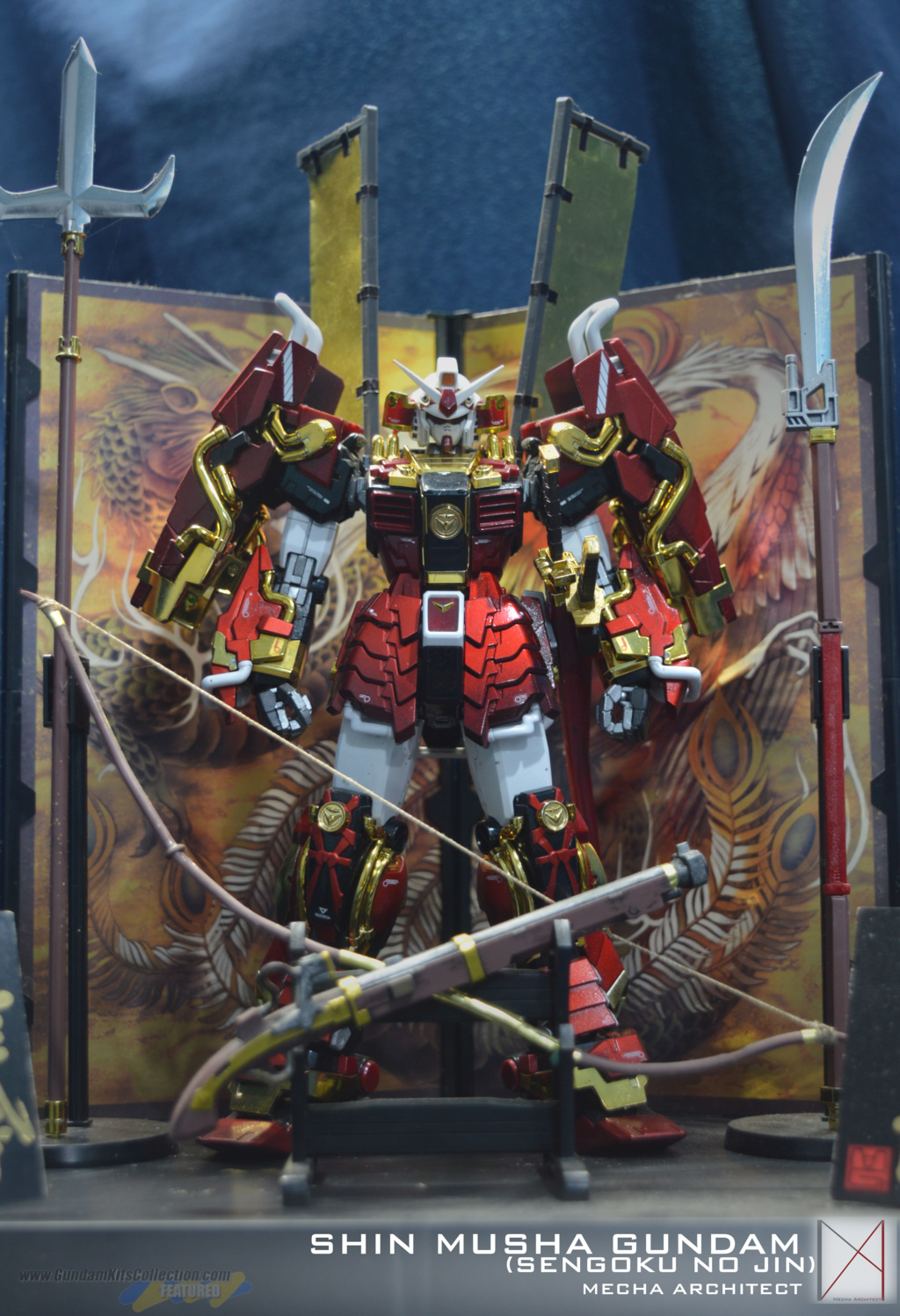 Custom Build: MG 1/100 Shin Musha Gundam (sengoku no Jin) ver. Mecha ...