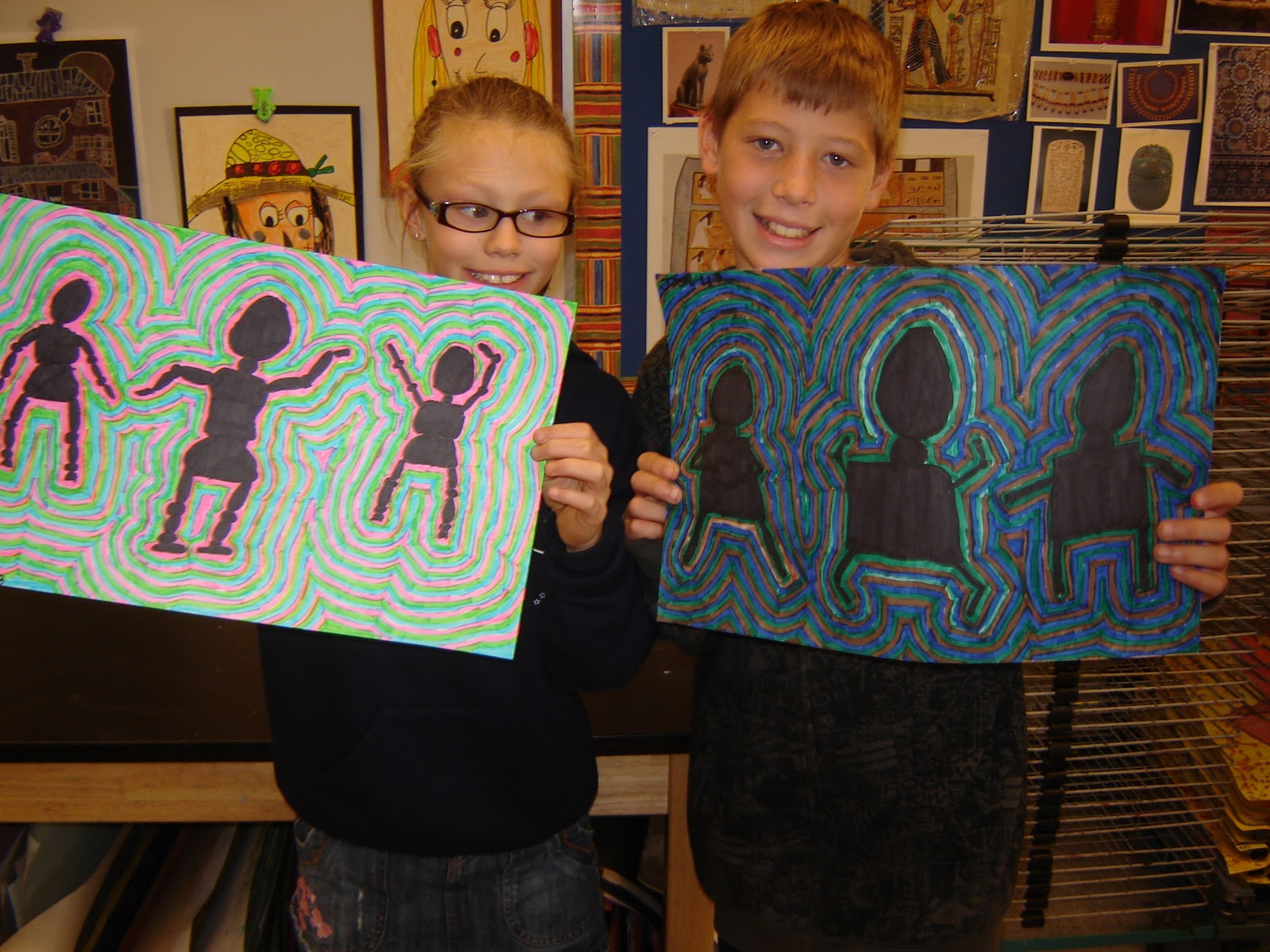 Jamestown Elementary Art Blog: People in Motion!