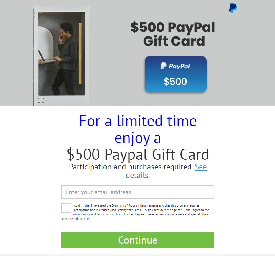 Win A $500 Paypal Card - CPA Marketing TR