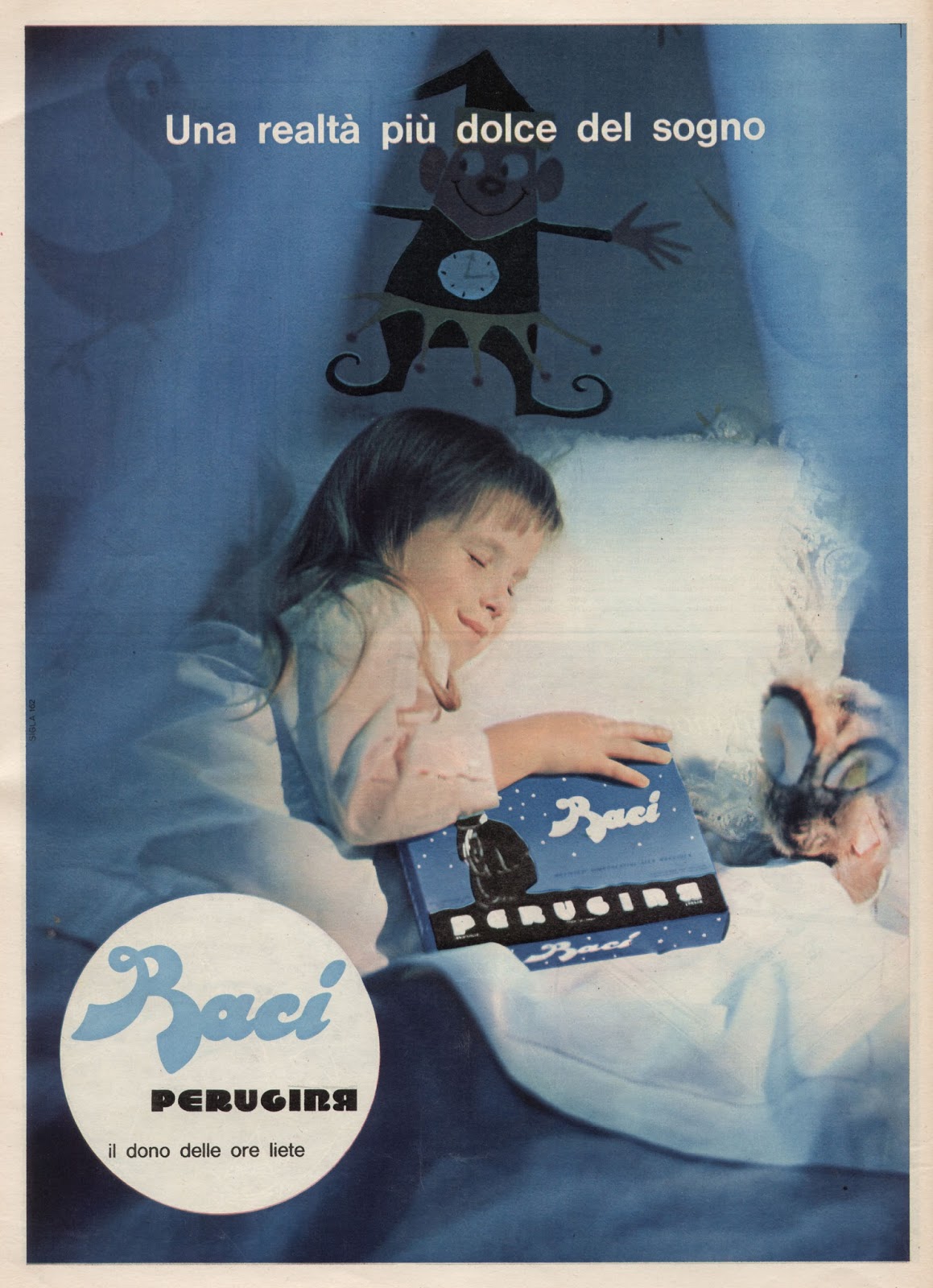 FLASH 1962 di GENERAZIONI E "PICK-UP": pubblicità - PERUGINA (baci)