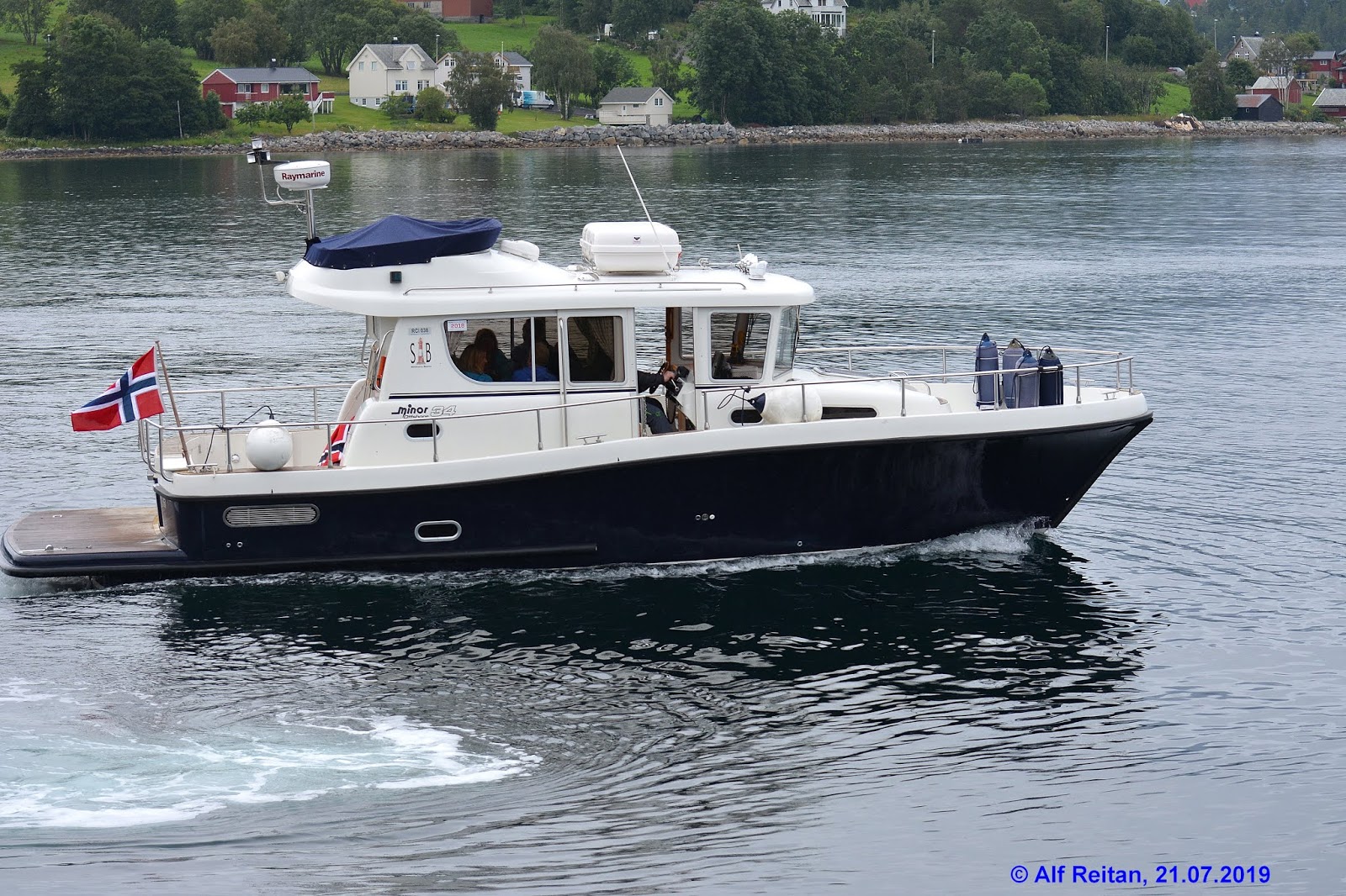 "BUAMARIT" i Havnevika, Nesjestranda 21.07.2019.