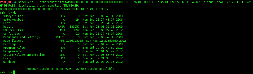 Still Passing the Hash 15 Years Later: Samba Stuff PT 1 - basics ...