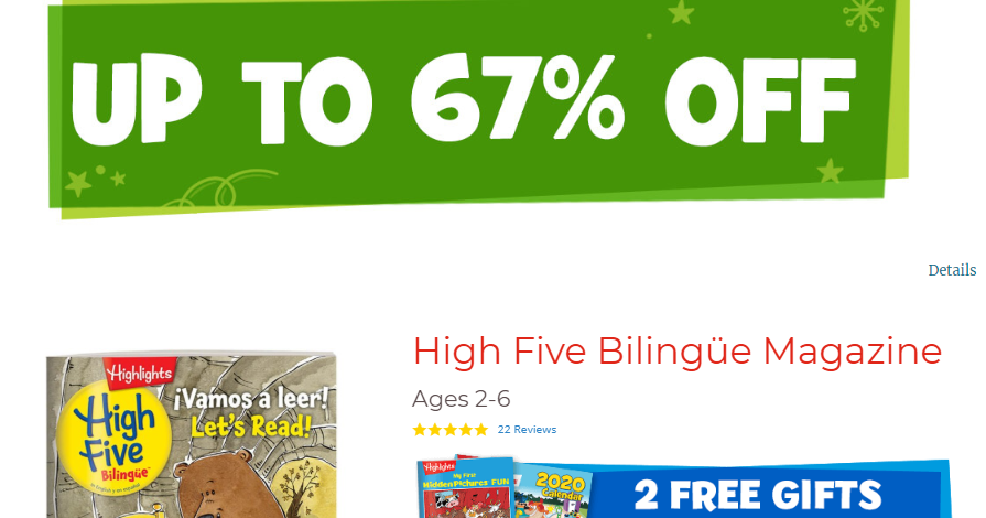Mommy Maestra: High Five Bilingüe Magazine Cyber Sale