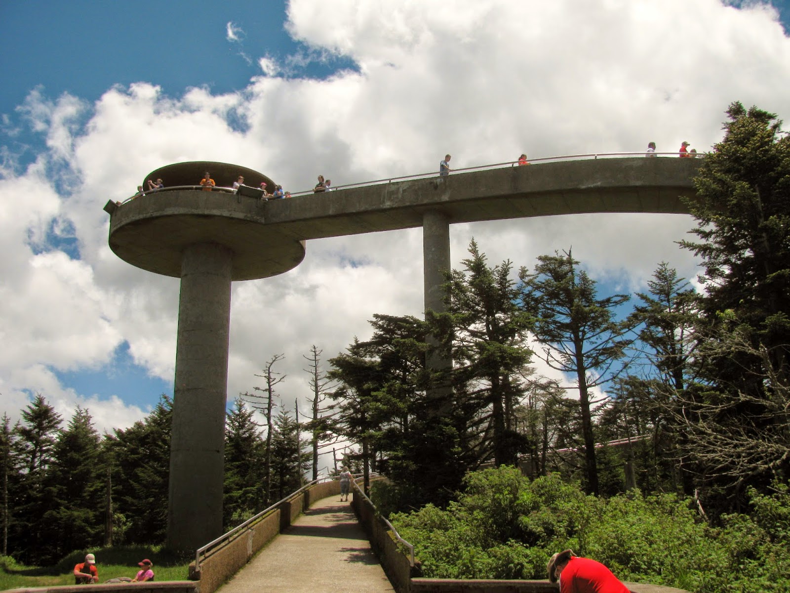 Tales From The Wood Booger: At The Top Of The Smokies On Clingmans Dome ...