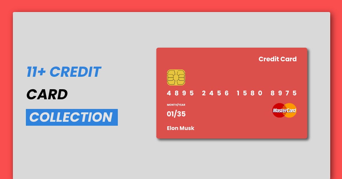 11+ Incredible Credit Card Collection | RUSTCODE