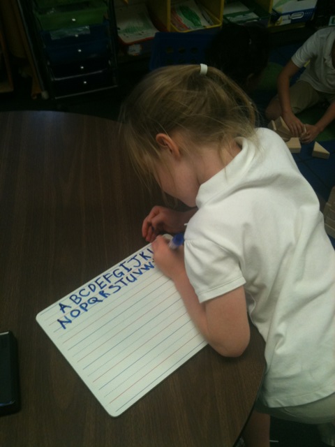 Mrs. Miller's Kindergarten: Learning to Write