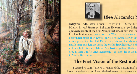 LDS Fine Art by Michael Bedard : The "Seven Accounts of the First Vision