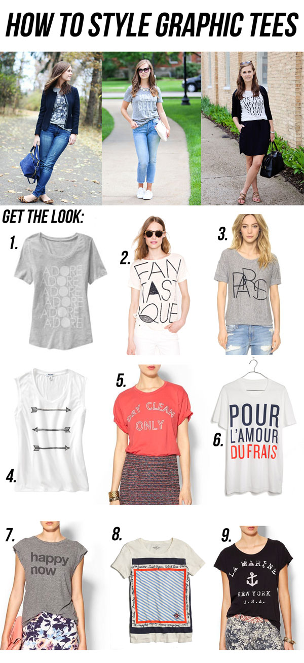 how to style graphic tees! | The Good Life For Less | Bloglovin’