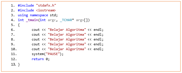 Pengulangan (Looping) - Belajar Bahasa Pemrograman