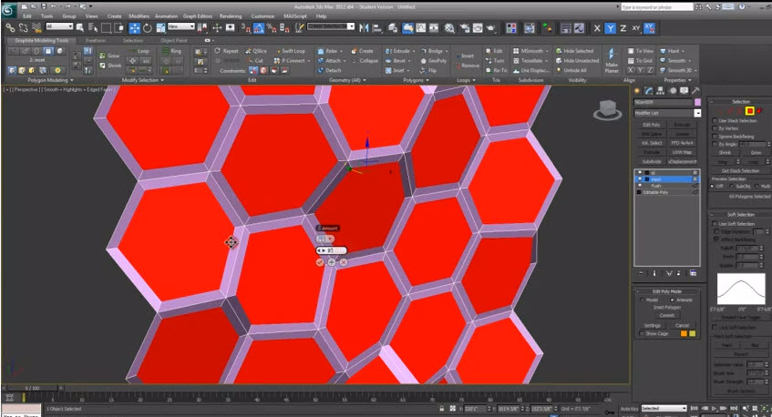 วิธีการ Edit Poly Modifierและ Modifier Stackใน 3ds Max Tutorial ...