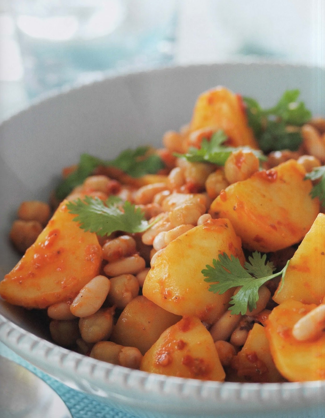 MIXED BEANS WITH POTATOES