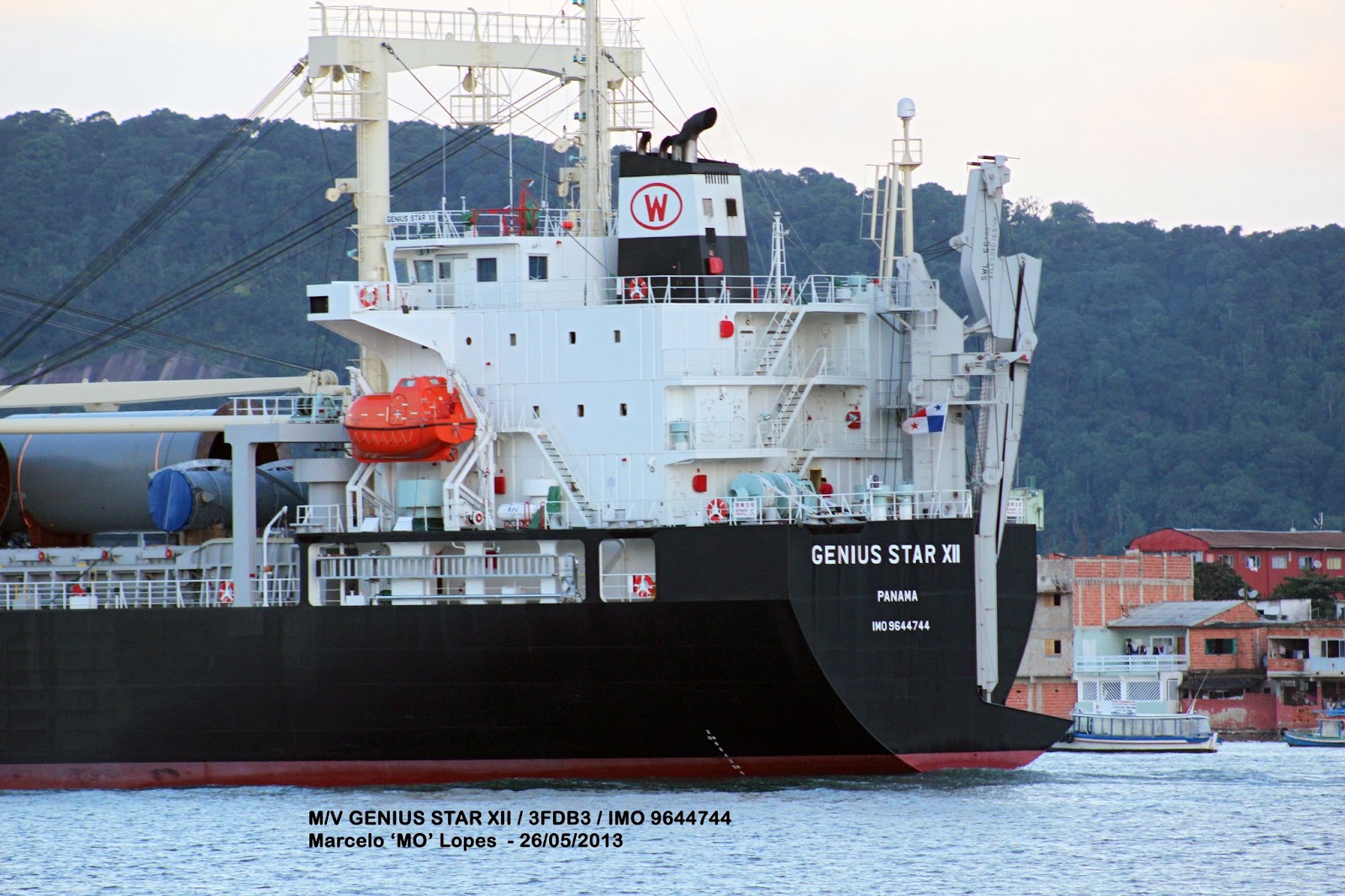 Santos Shiplovers: M/V Genius Star XII / 3FDB3 - Viagem inaugural em Santos