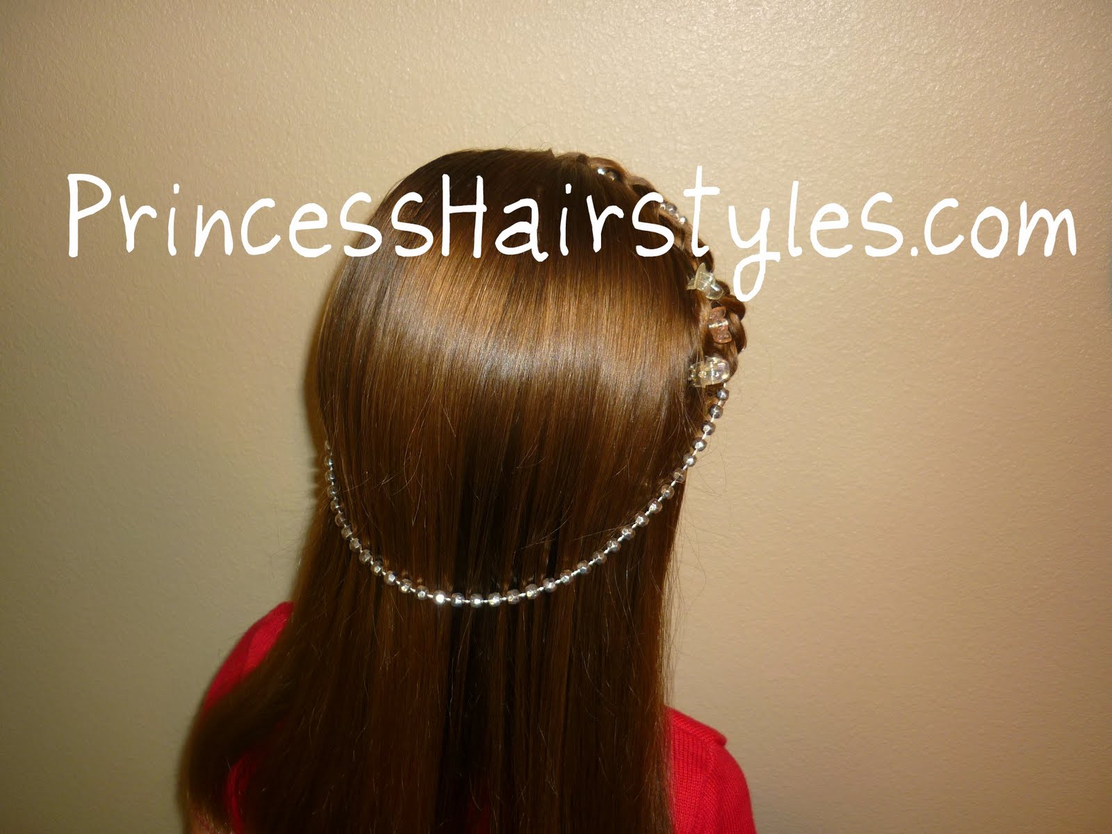 Halloween Hairstyles, Princess Braided Headband With Jewels ...