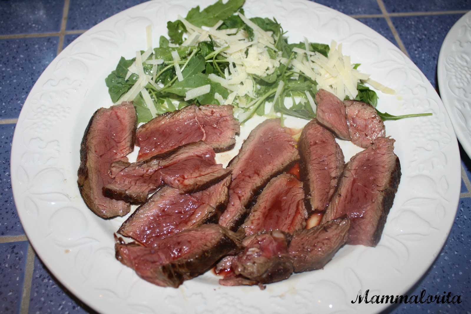 Mammalorita....: Tagliata con rucola e grana...