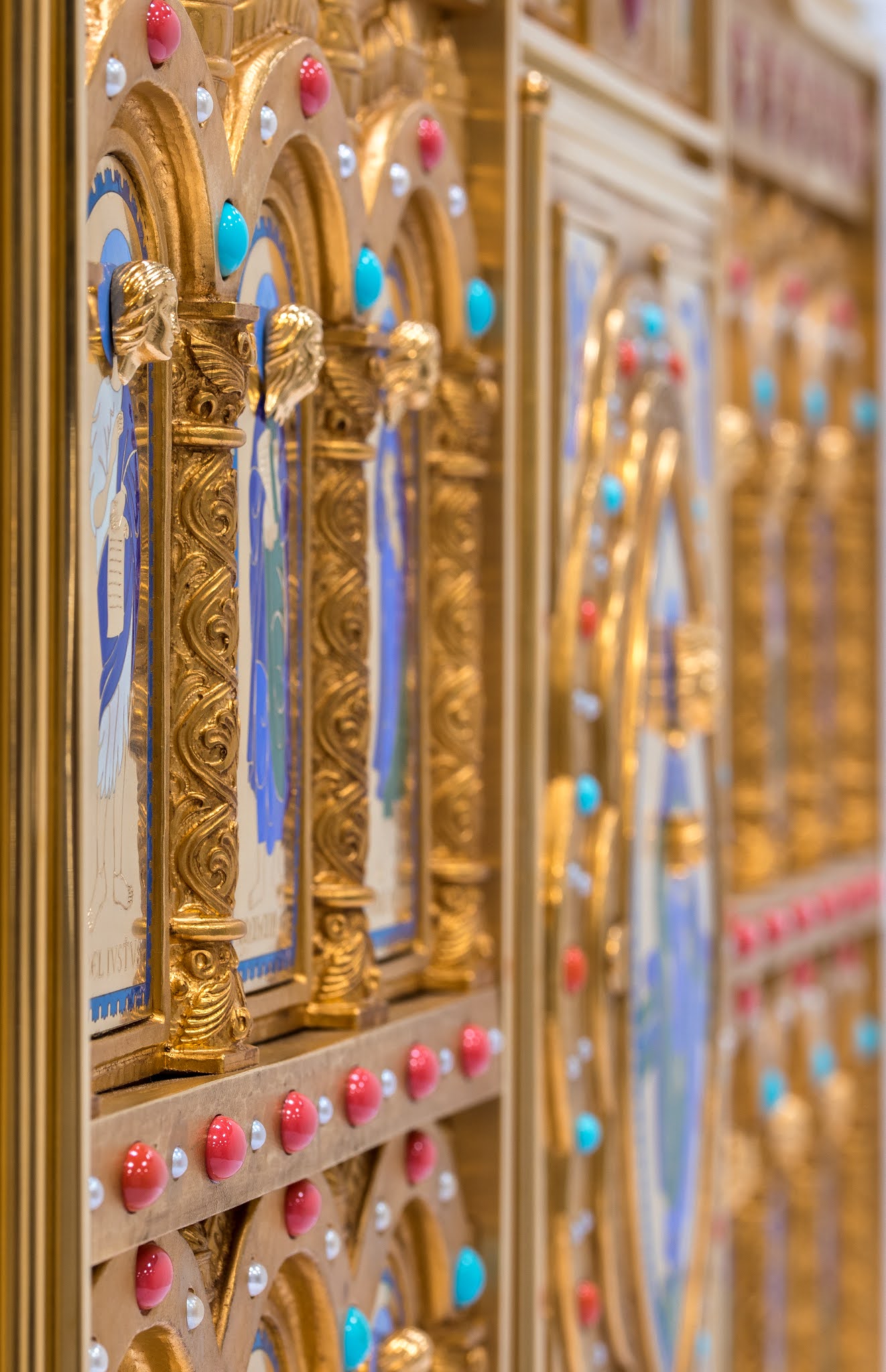 New Romanesque Tabernacle and Sanctuary Lamp by Granda Liturgical Arts ...