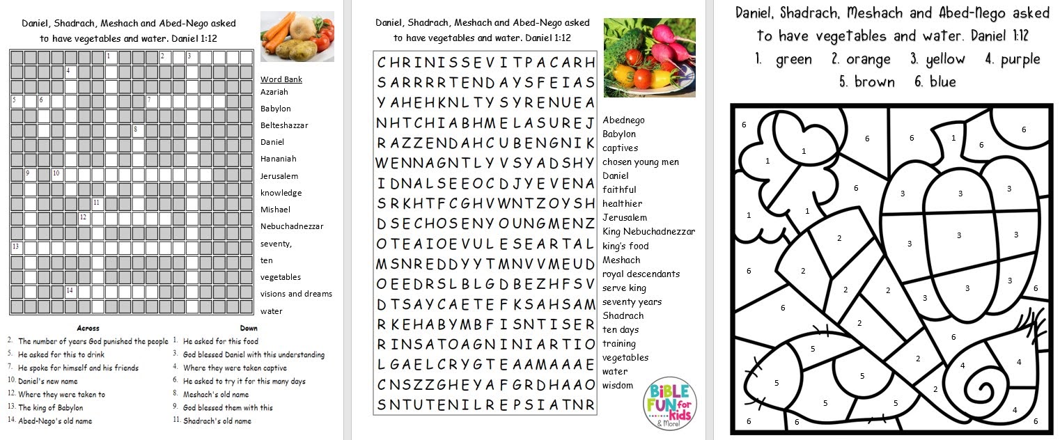Daniel Requests Vegetables | Bible Fun For Kids