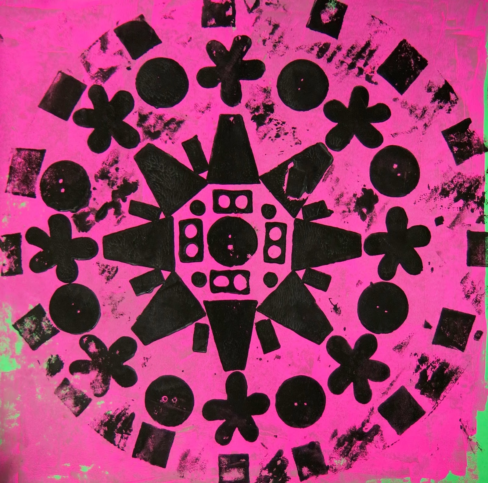 Cassie Stephens: In the Art Room: Radial Design Printmaking