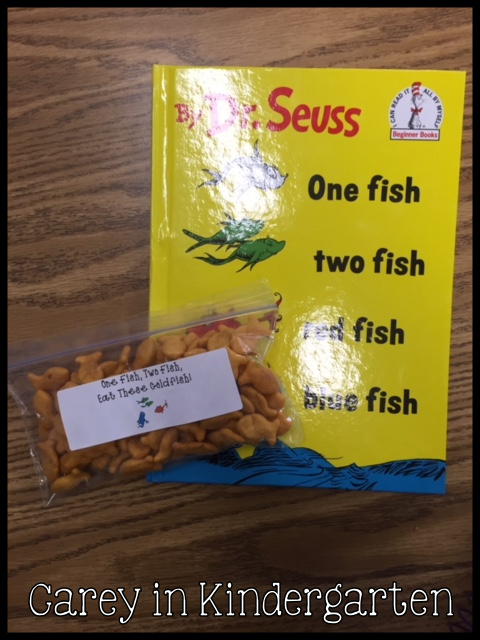 Carey in Kindergarten: Prepping for Read Across America With...SNACKS!