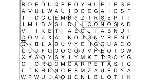 TECNOLOGIA DE LA INFORMACION Y COMUNICACION (TICS): SOPA DE LETRAS