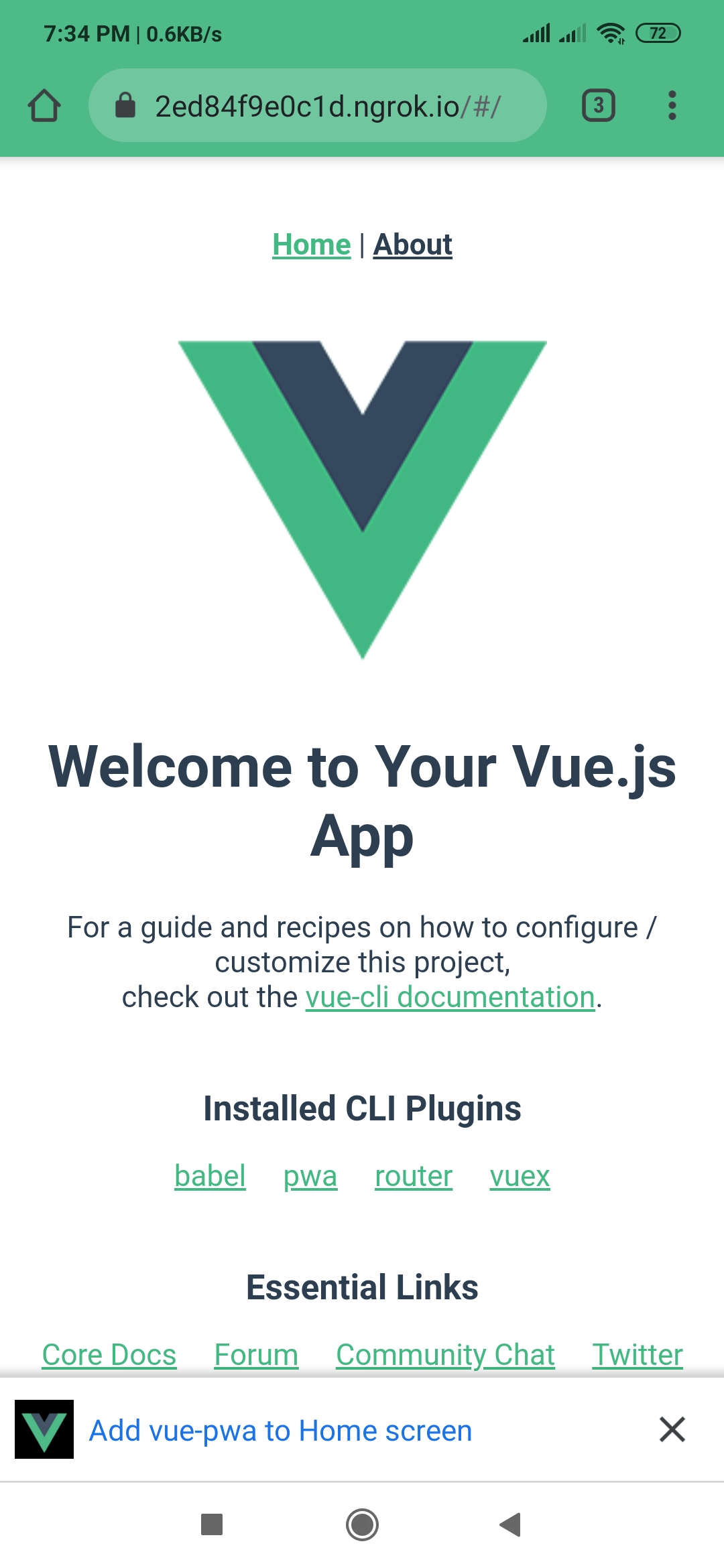 Create A Simple Vuejs Progressive Web Apps Pwa And Deploy To Firebase ~ 360learntocode