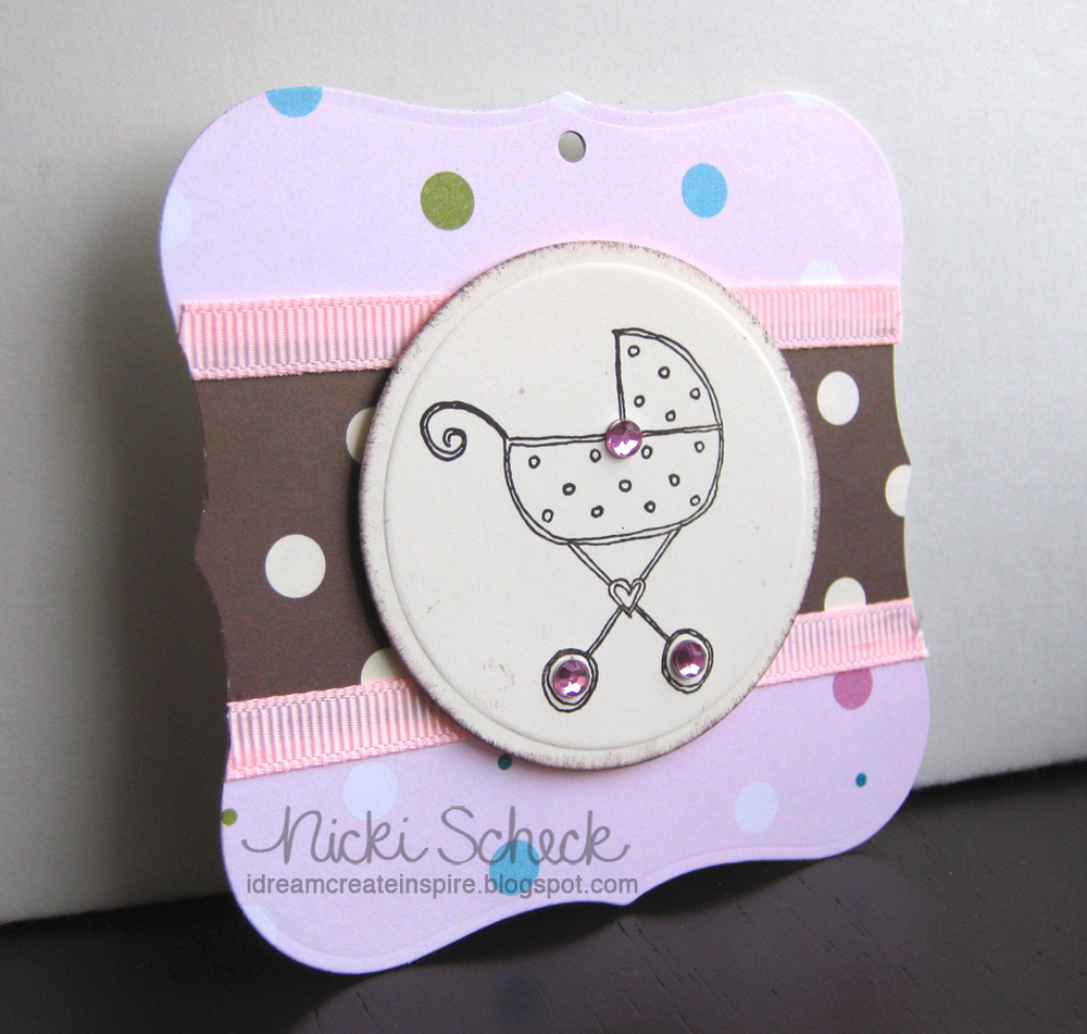 CREATIVITY LIVES HERE: Baby Tag