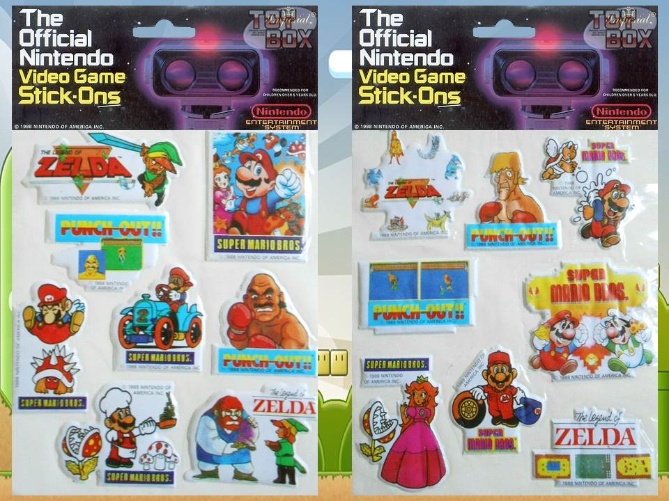 The Toy Box: The Official Nintendo Sticker Book And Stick-Ons (Imperial)