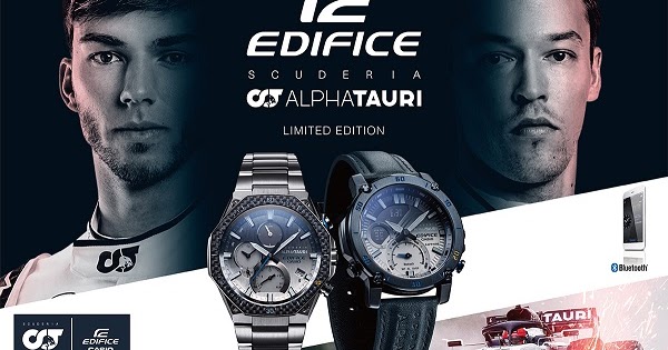 Nuevos relojes Casio Edifice by Scuderia Alpha Tauri F1 (llegarán a la ...