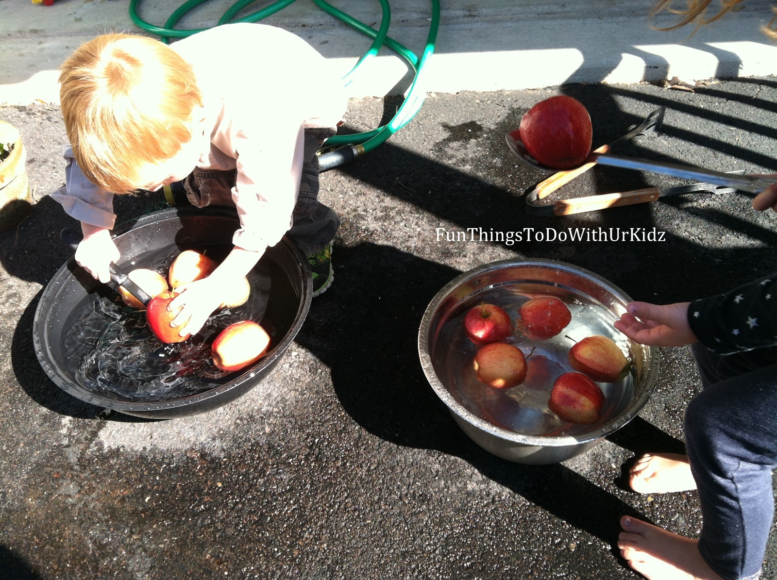 bobbing for apples