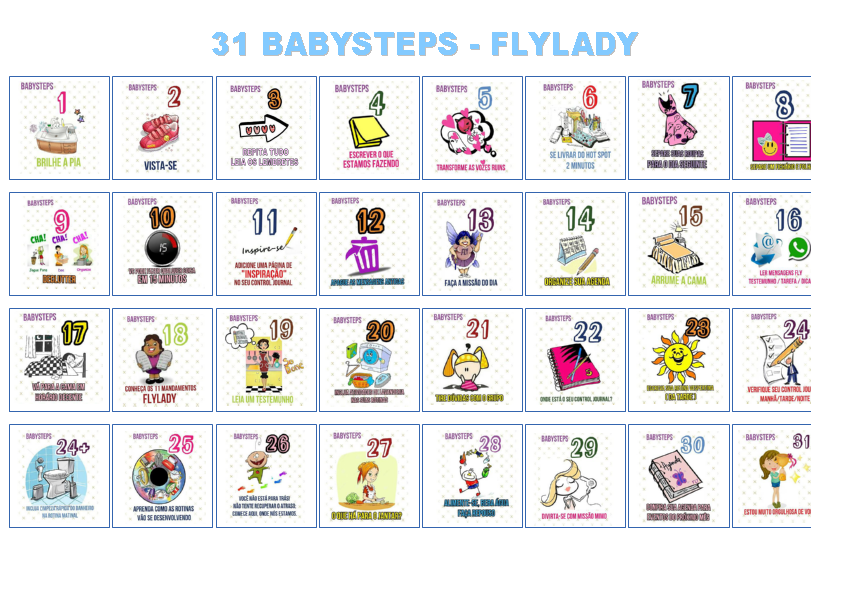 Sistema FlyLady - Babystep 31 - Casa Fly
