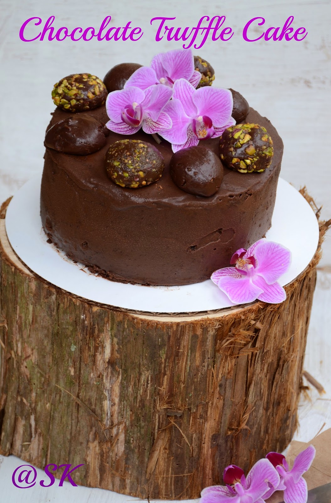 Savitha's Kitchen: Chocolate Truffle Cake - Baking Partner's Challenge