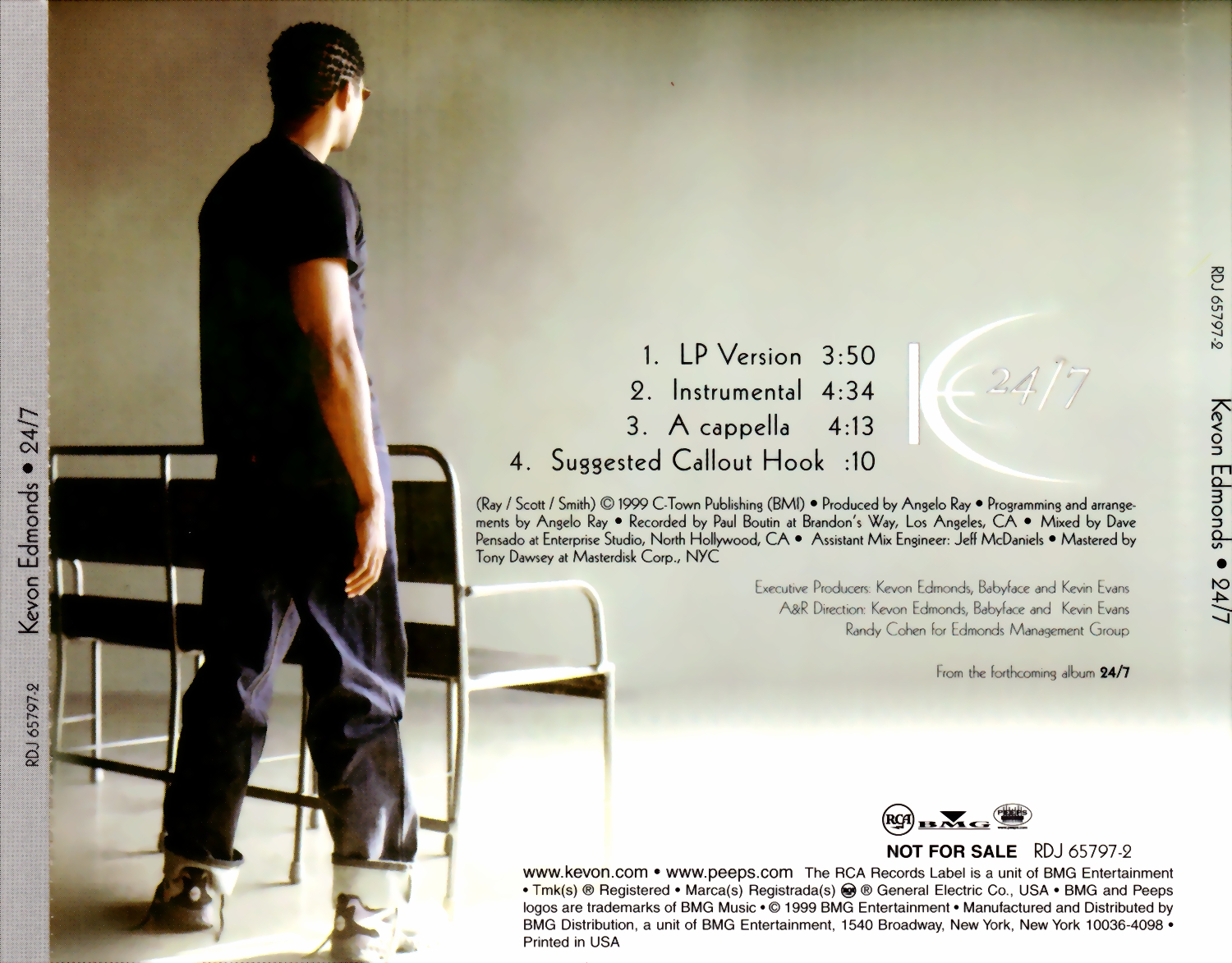 highest level of music: Kevon Edmonds - 24/7-Promo-CDS-1999