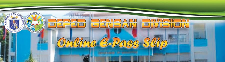 DepEd Gensan Online e-Pass Slip: High School