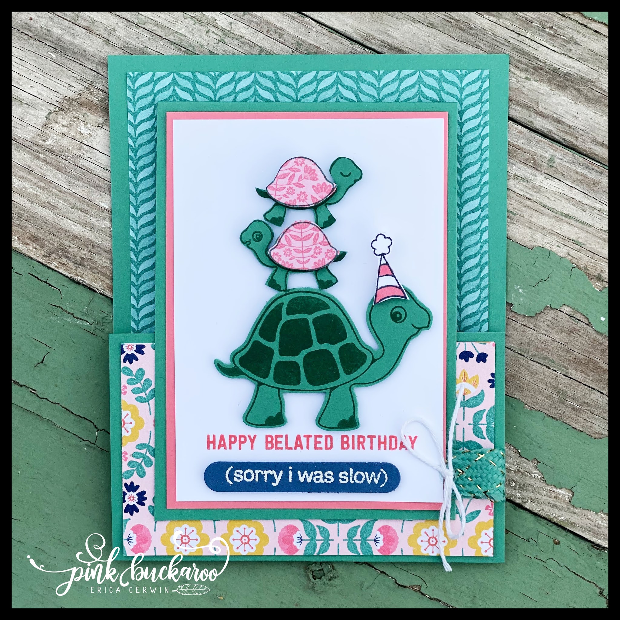 Facebook Friday- Turtle Friends - Pink Buckaroo Designs