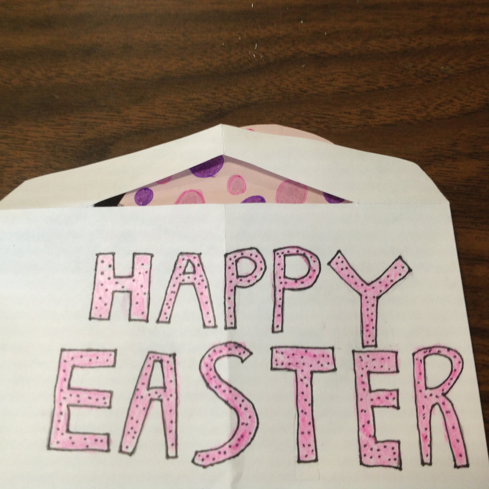 Once a Teacher, Always a Teacher: Easter Basket Envelope