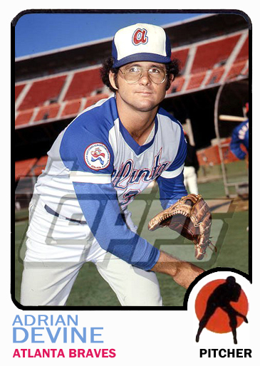 1973 Topps Baseball Card Update Series: 1973 Atlanta Braves - 76-85 ...