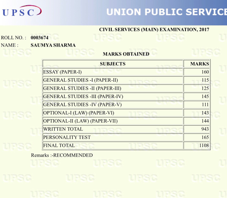 LAW OPTIONAL STRATEGY: BY SAUMYA SHARMA (AIR 9, 2017) - IAS Exam Guide