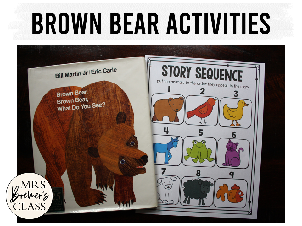Brown Bear Book Activities | Class Book, Sight Word Reader, Literacy ...