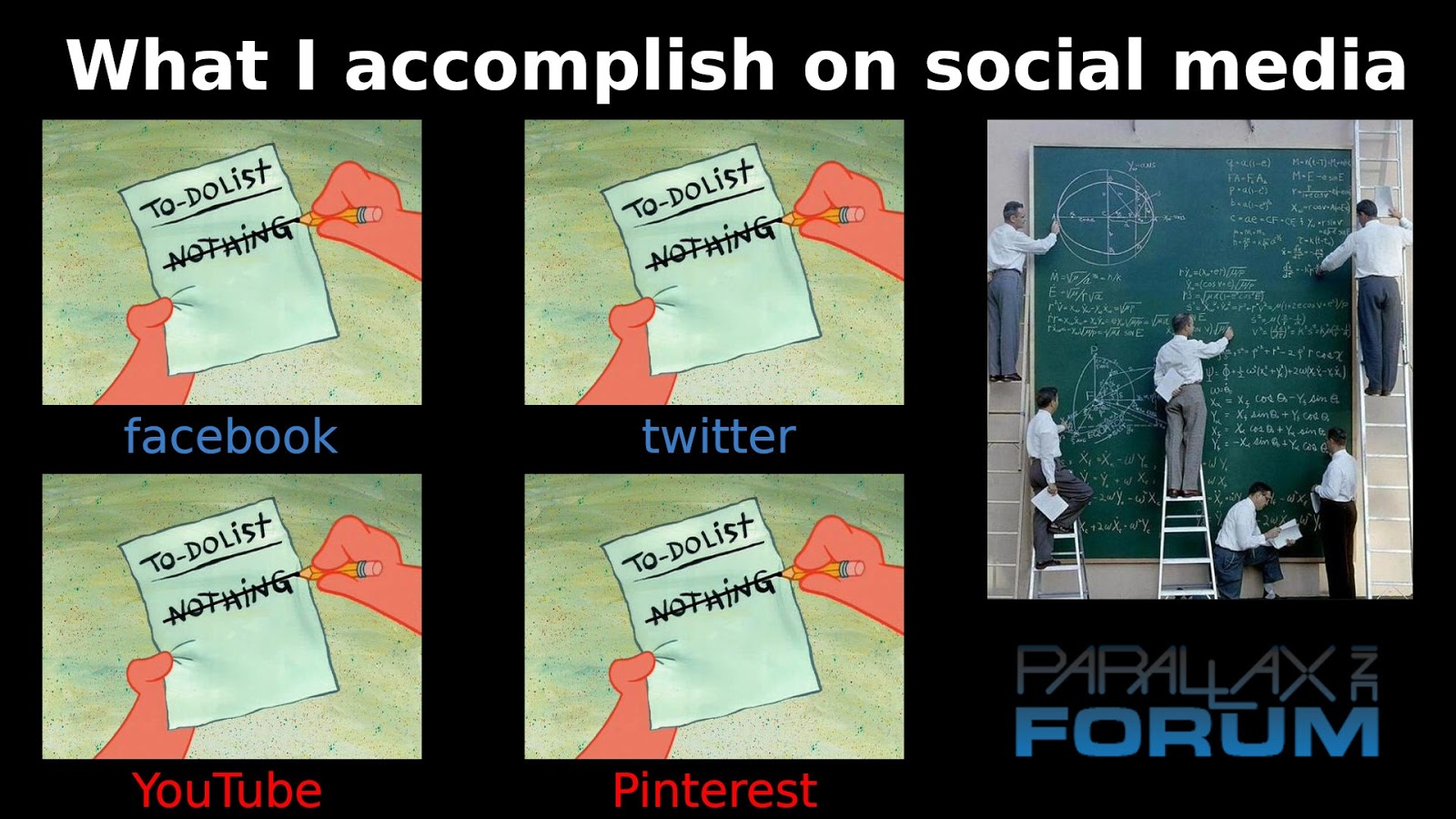 Robotics Under the Stole: Parallax Forum Meme