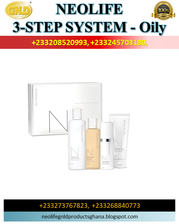 Neolife Nutriance Organic 3-STEP SYSTEM - Combination to Oily