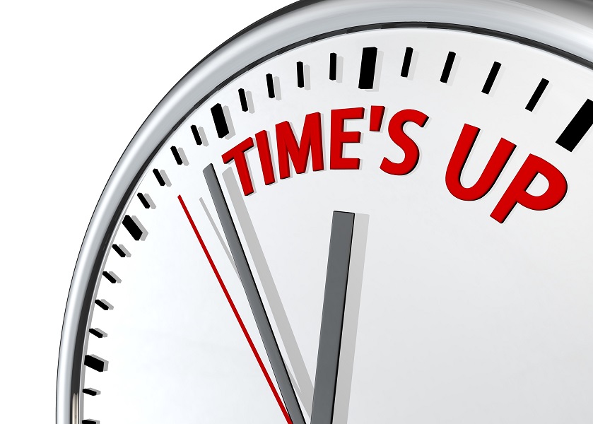 Every Day Is Special: September 17 – Time's Up Day