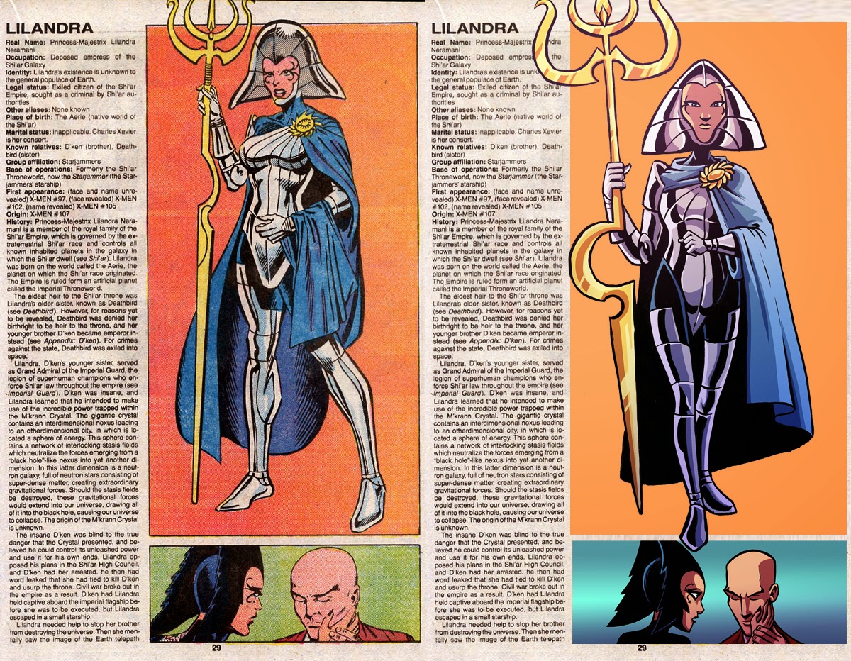 The Official Handbook to the Marvel Universe - REDUX Edition: LILANDRA ...