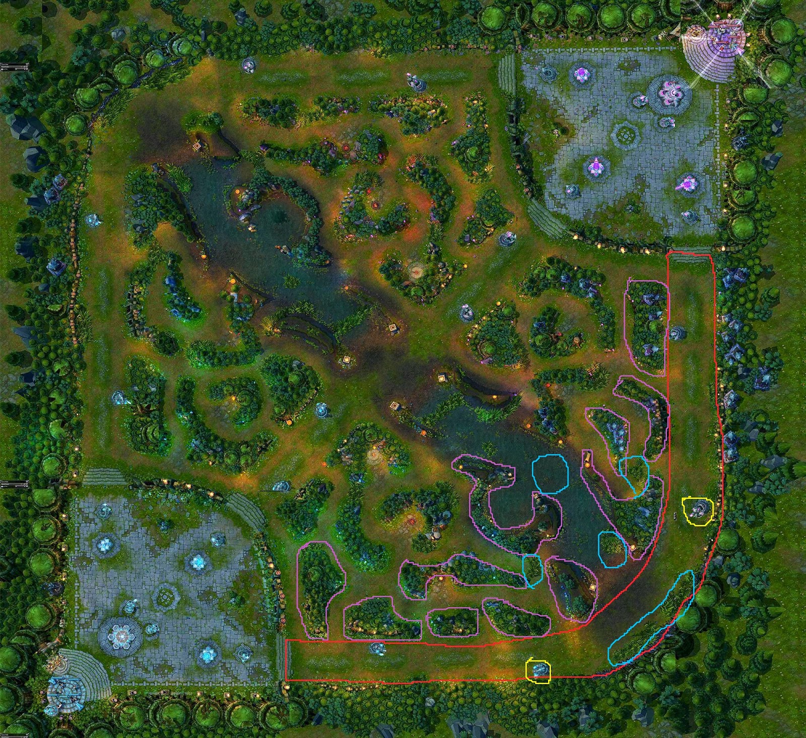 Leauge of Legends: The Bottom Lane of Summoner's Rift