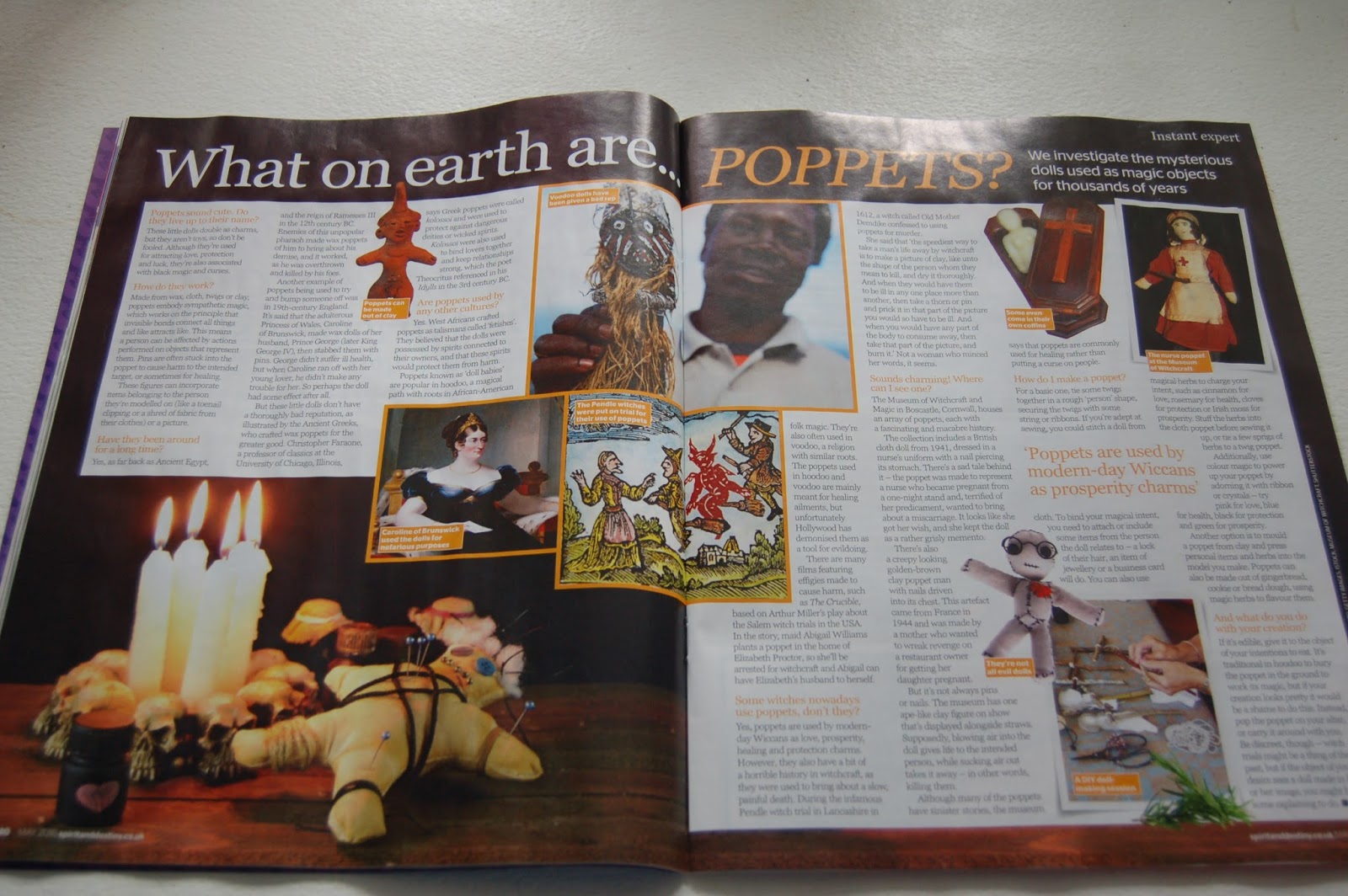 Museum poppets in Spirit and Destiny Magazine - Museum of Witchcraft ...