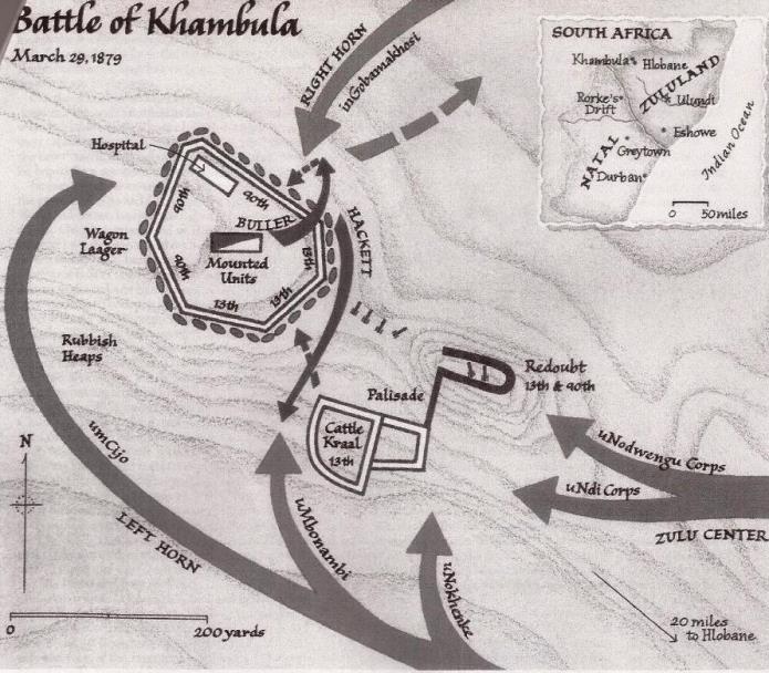 Devon Wargames Group: Battle of Khambula 1879 - Sharp Practice II