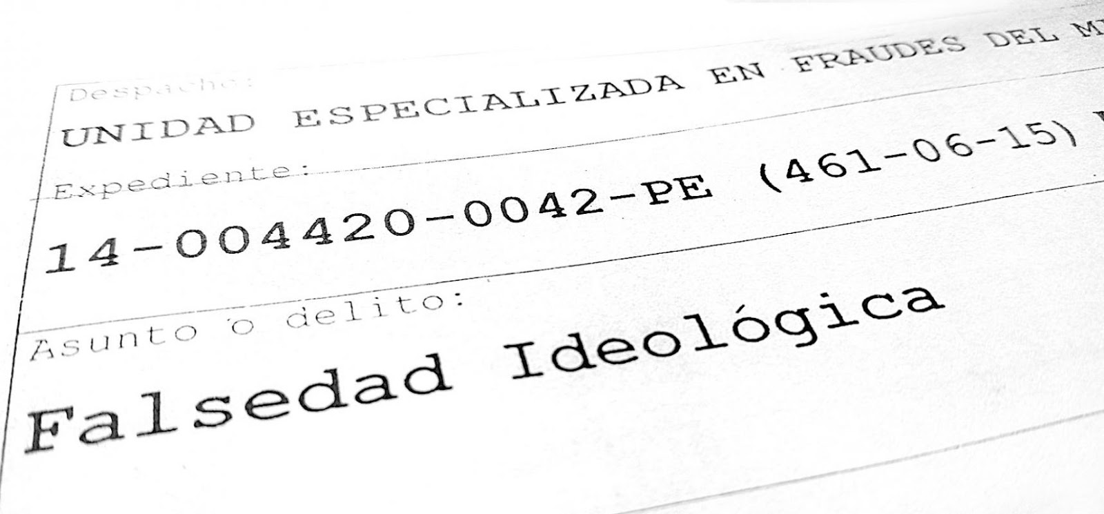 CARACTERÍSTICAS DEL DELITO DE FALSEDAD IDEOLÓGICA EN EL ORDENAMIENTO ...