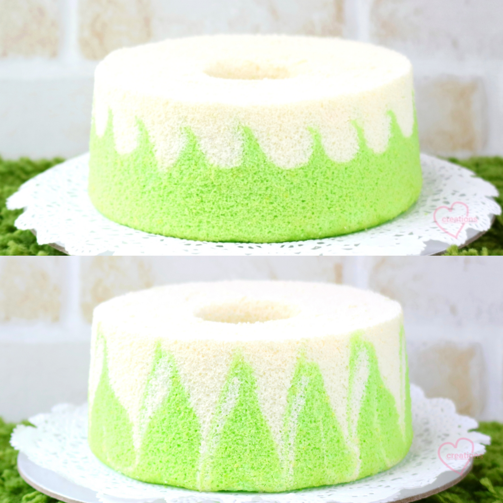 Loving Creations for You: Hurricane Chiffon Cake - Two Versions