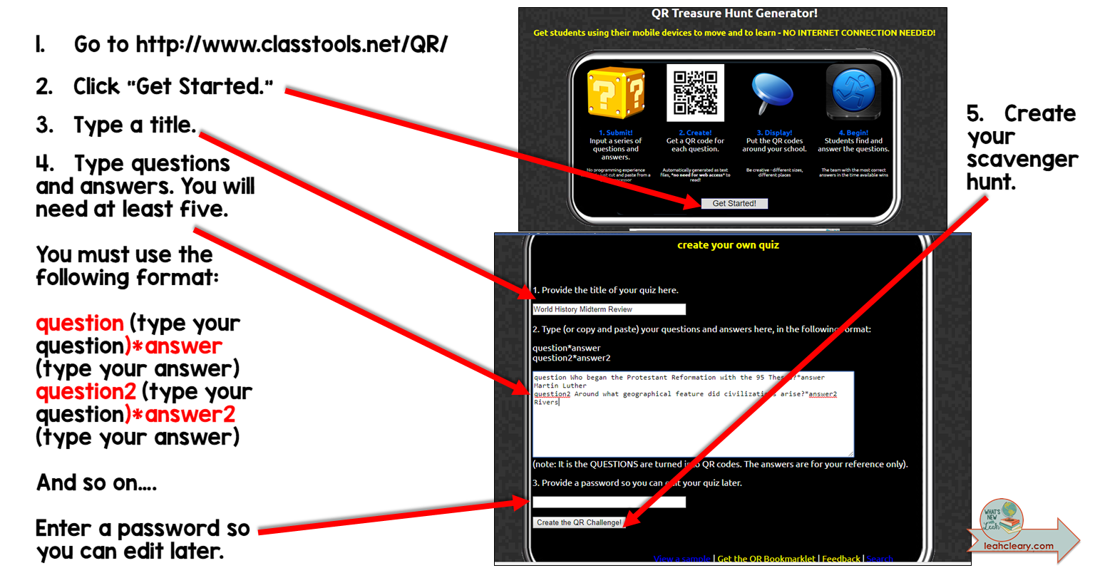Review for Exams with a QR Code Scavenger Hunt - Leah Cleary