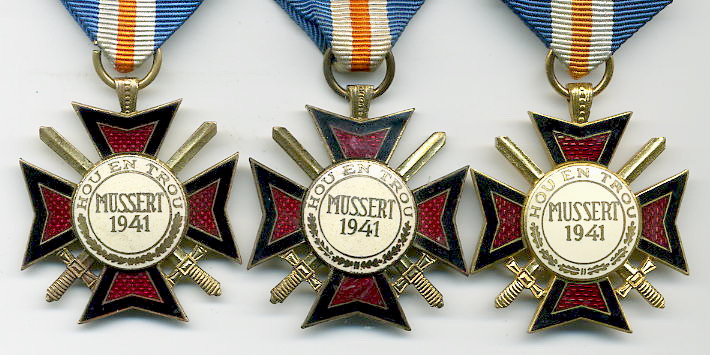 Ailsby Collection: The Mussert Cross.