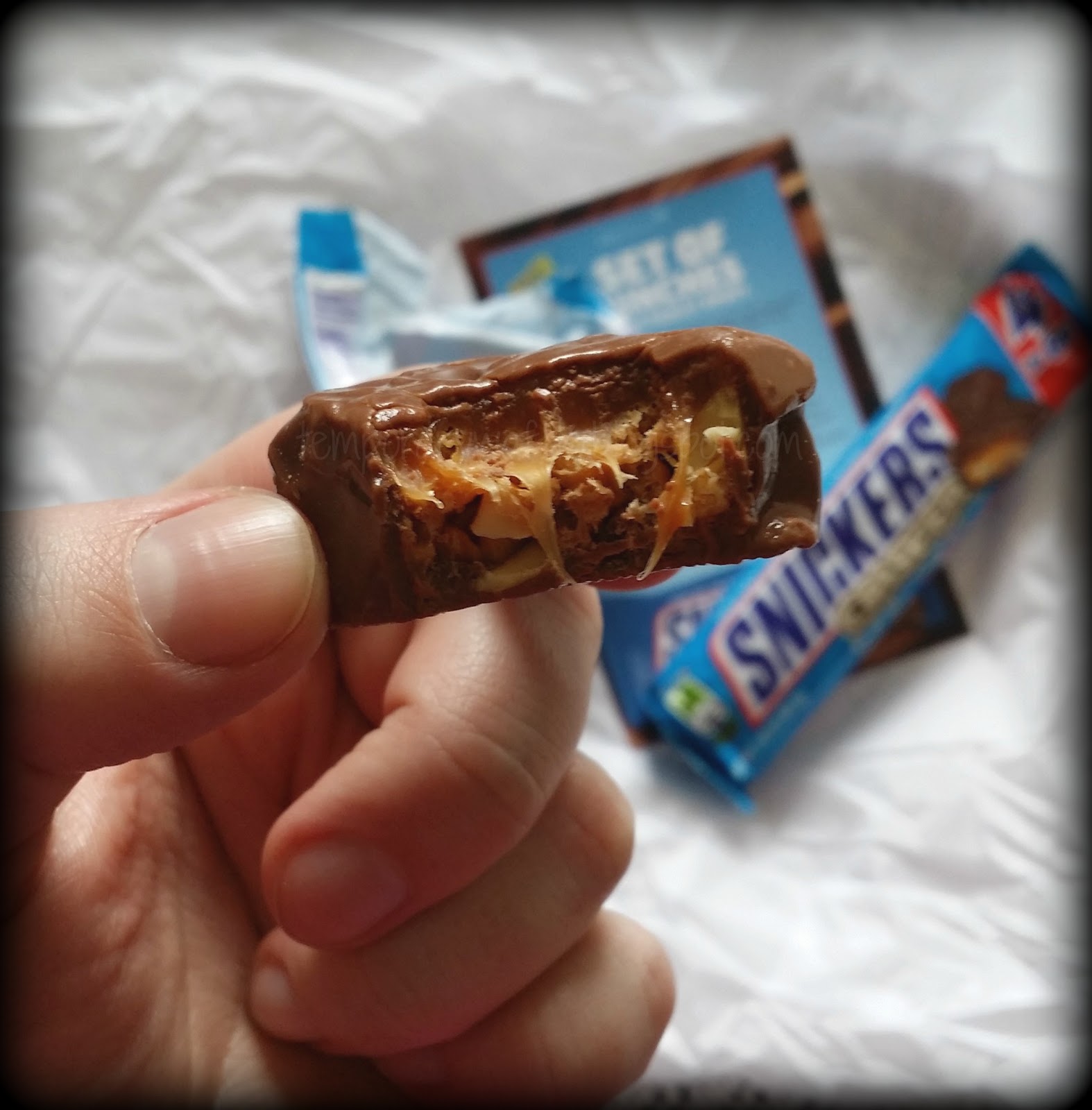 Temporary Waffle: Enjoying The Delicious Snickers Crisper Candy Bar